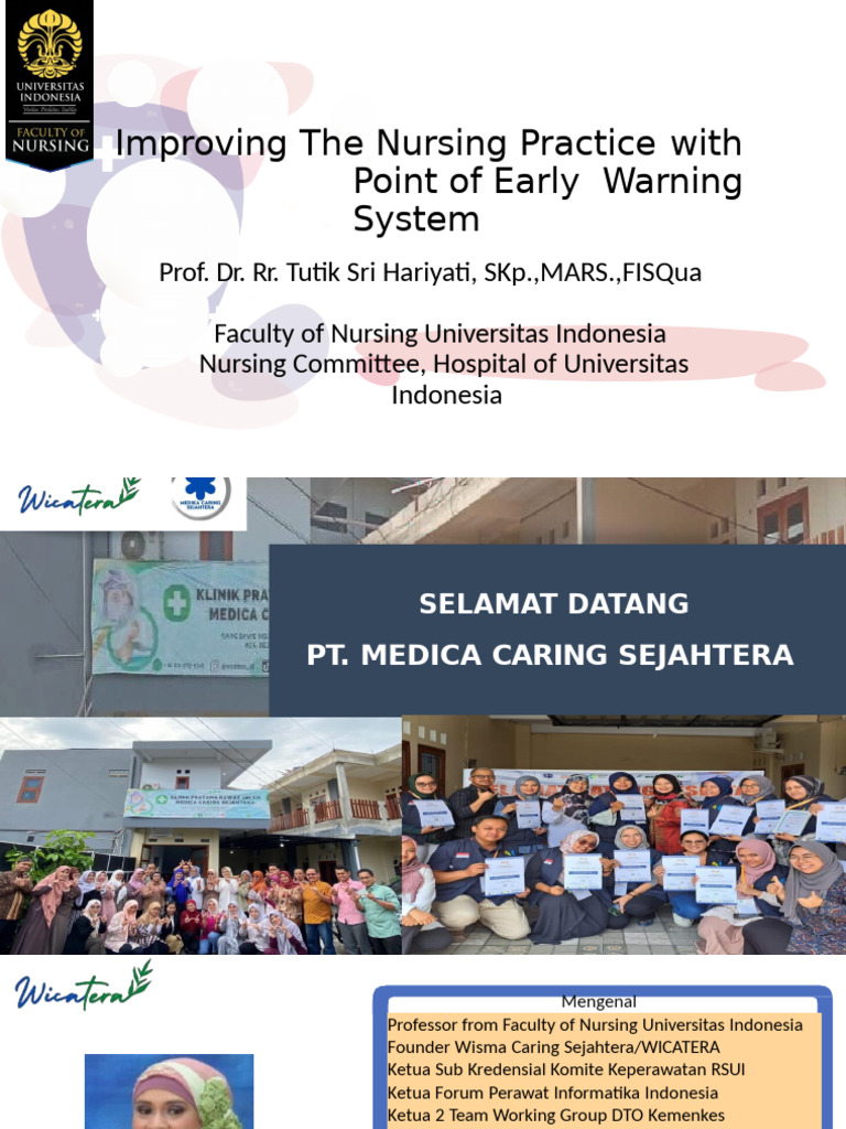 1 - Standar Pelayanan Dan Asuhan KMK 1128 Tahun 2022, Pentingnya Early ...