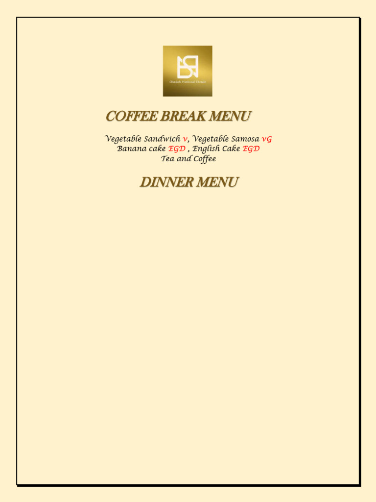 Menu 12-4-2025 | PDF