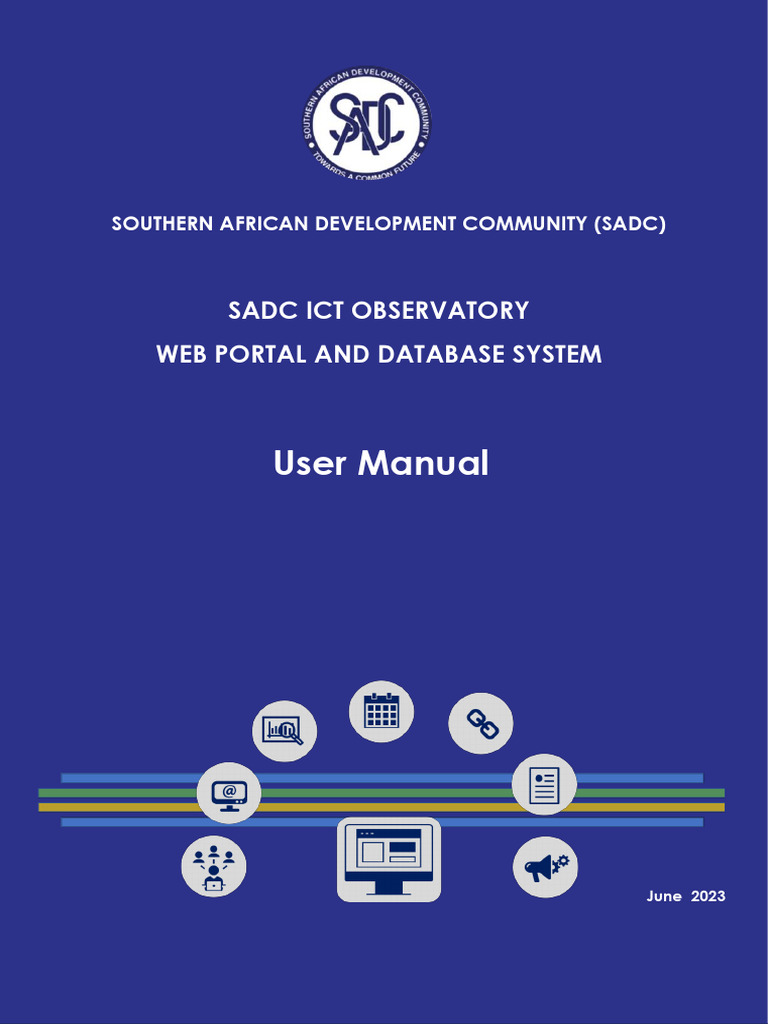 SADC ICT Observatory User Manual | PDF | Password | Login