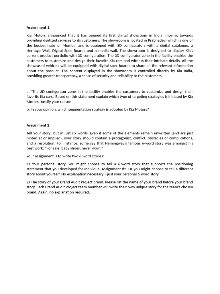 SBM Assignment | PDF