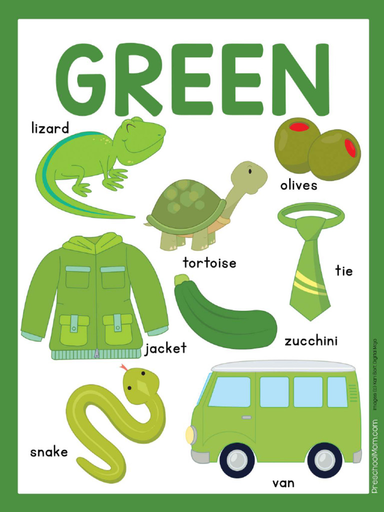 Color Chart Green | PDF