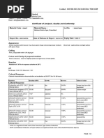 COA Buffered Himedia | PDF | Medical Specialties | Microbiology