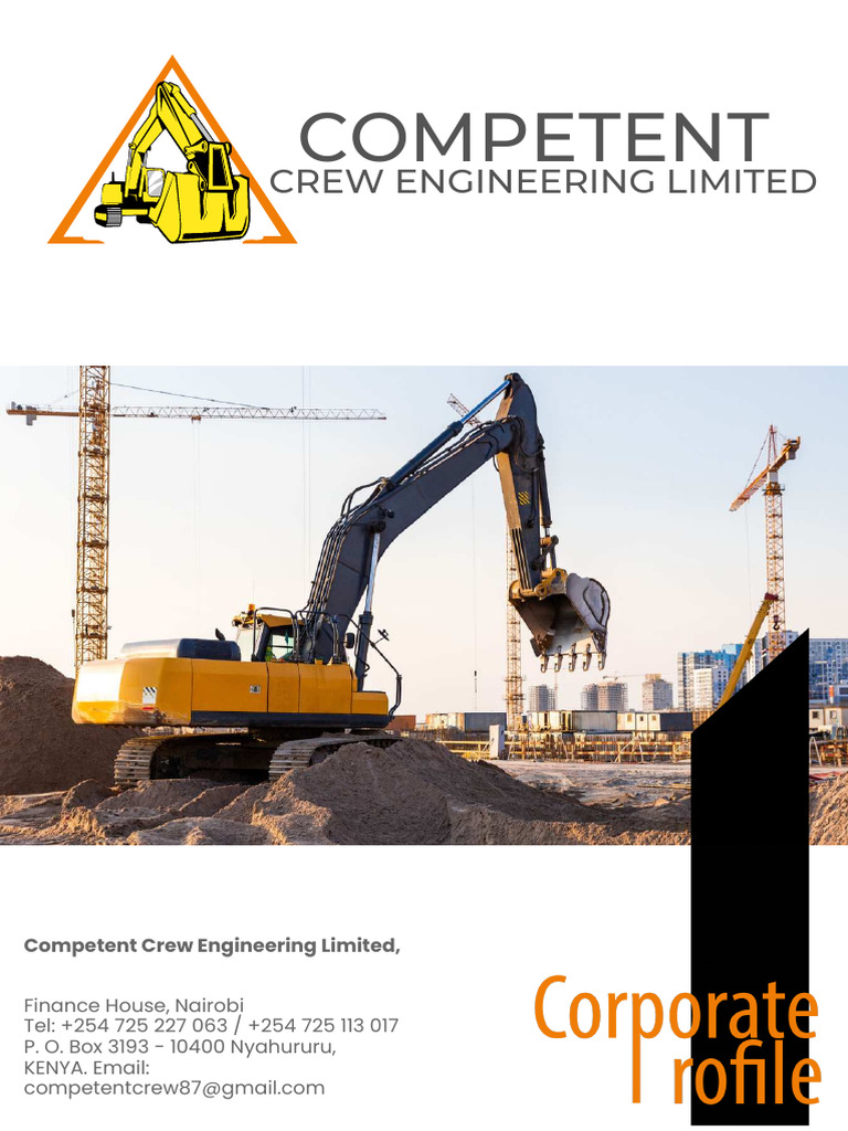 Competent Crew Engineering Profile | PDF | Project Management | Drainage