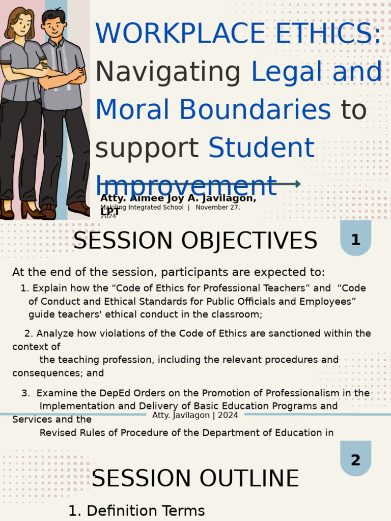 Workplace Ethics | PDF | Teachers