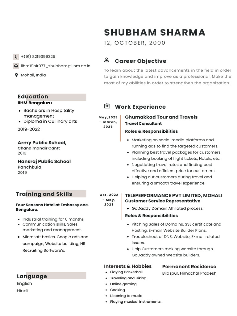 May 2025 Updated Resume PDF | PDF