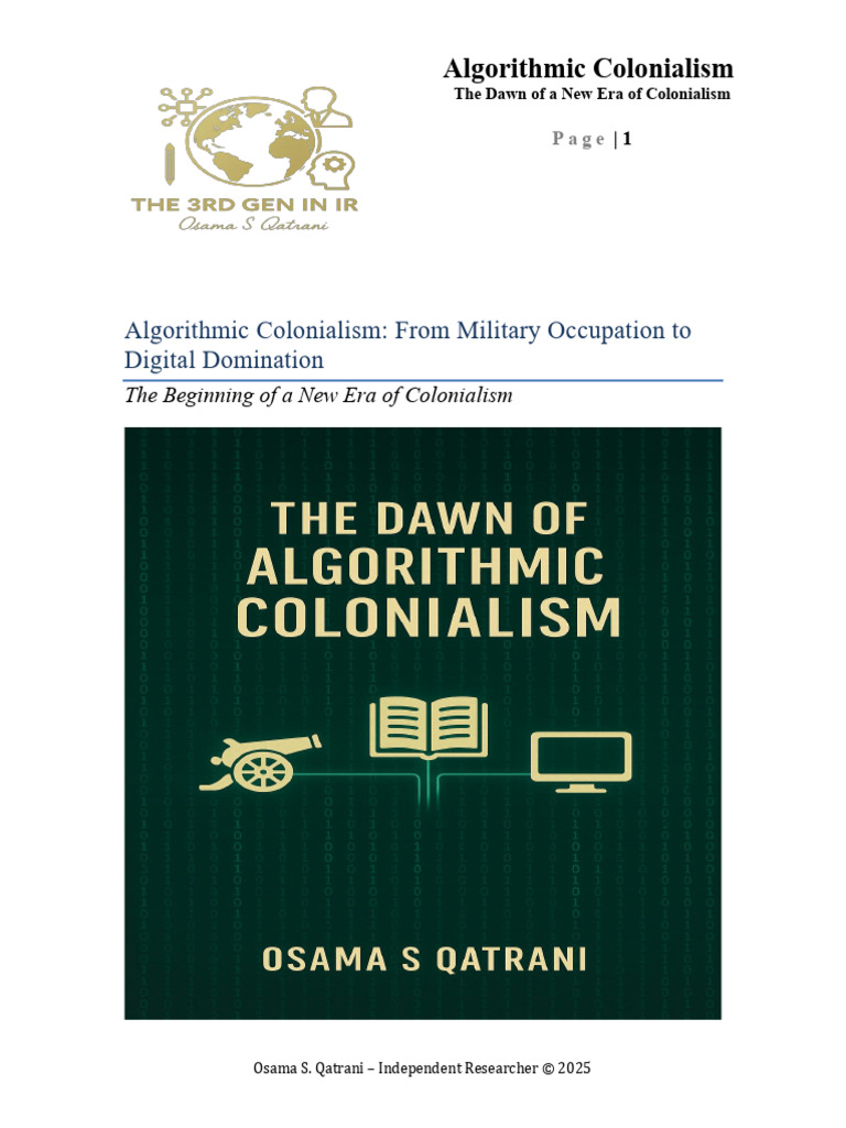 Algorithmic Colonialism Explained | PDF | Colonialism | Governance
