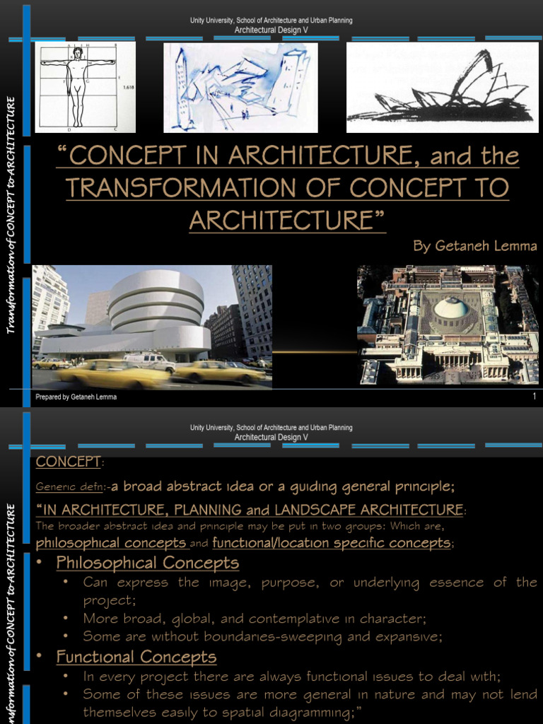 Concept to Architecture Transformation Guide | PDF | Architectural ...