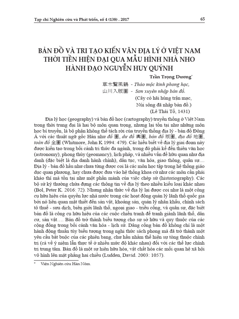 Ban Do Tri Tao Kien Van | PDF