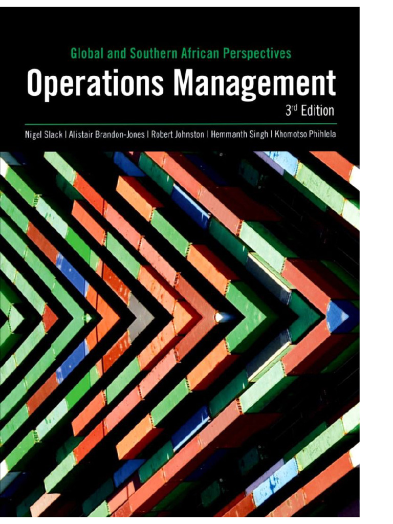 Mno2601 Operations Management Textbook | PDF