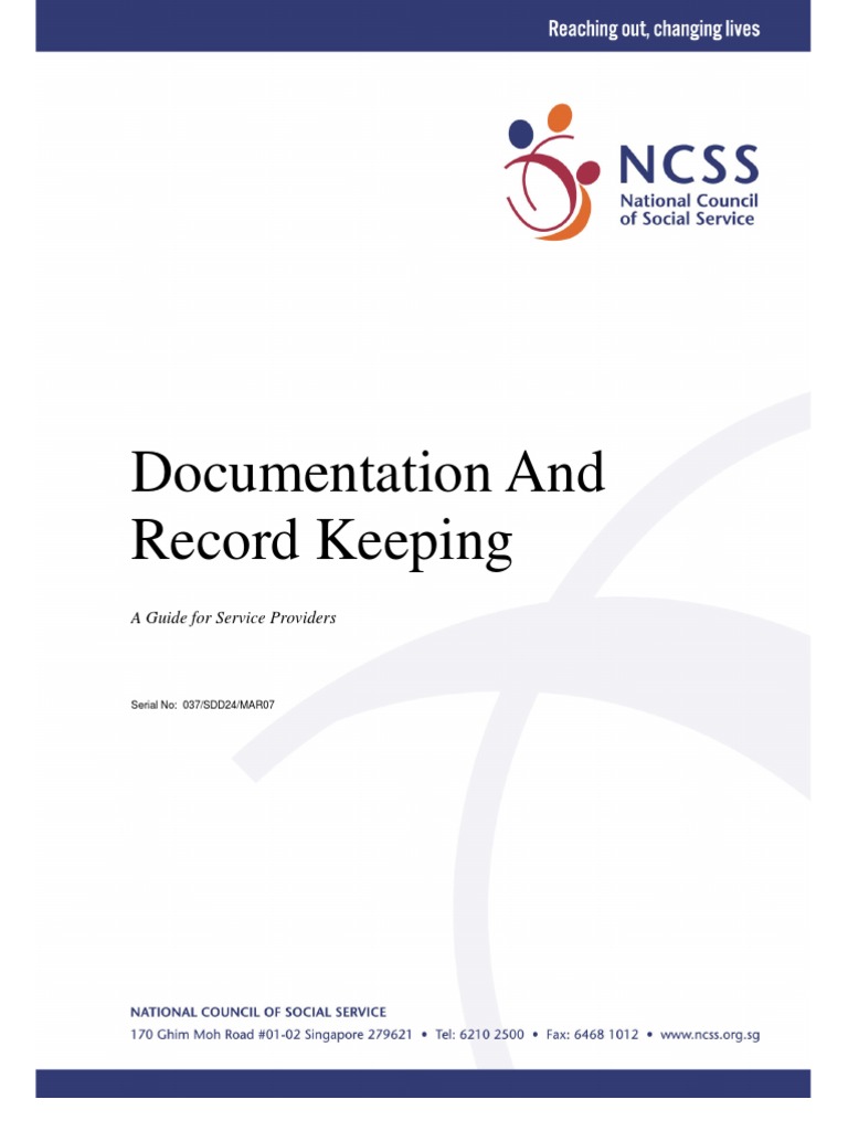 Record Keeping and Documentation | PDF | Records Management | Evidence ...