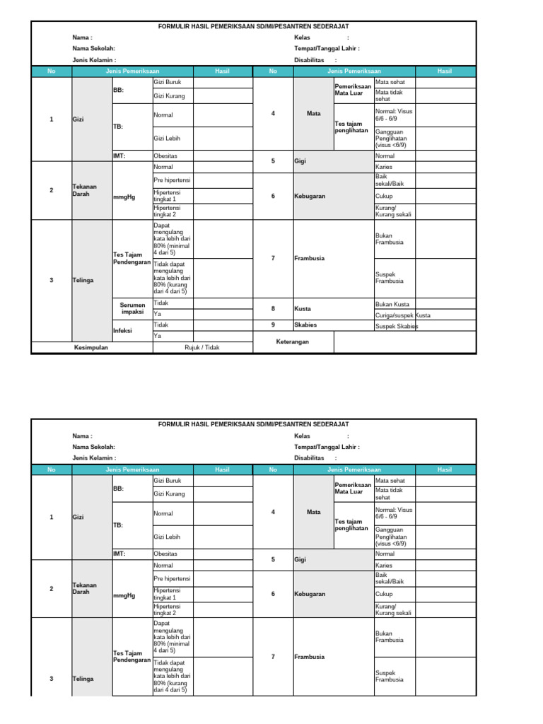 Kertas Bantu PKG Sekolah | PDF