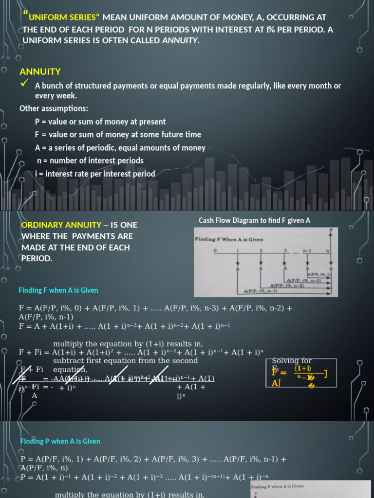 (Continuous Compounding and Annuity) .A (Autosaved) | PDF | Interest ...
