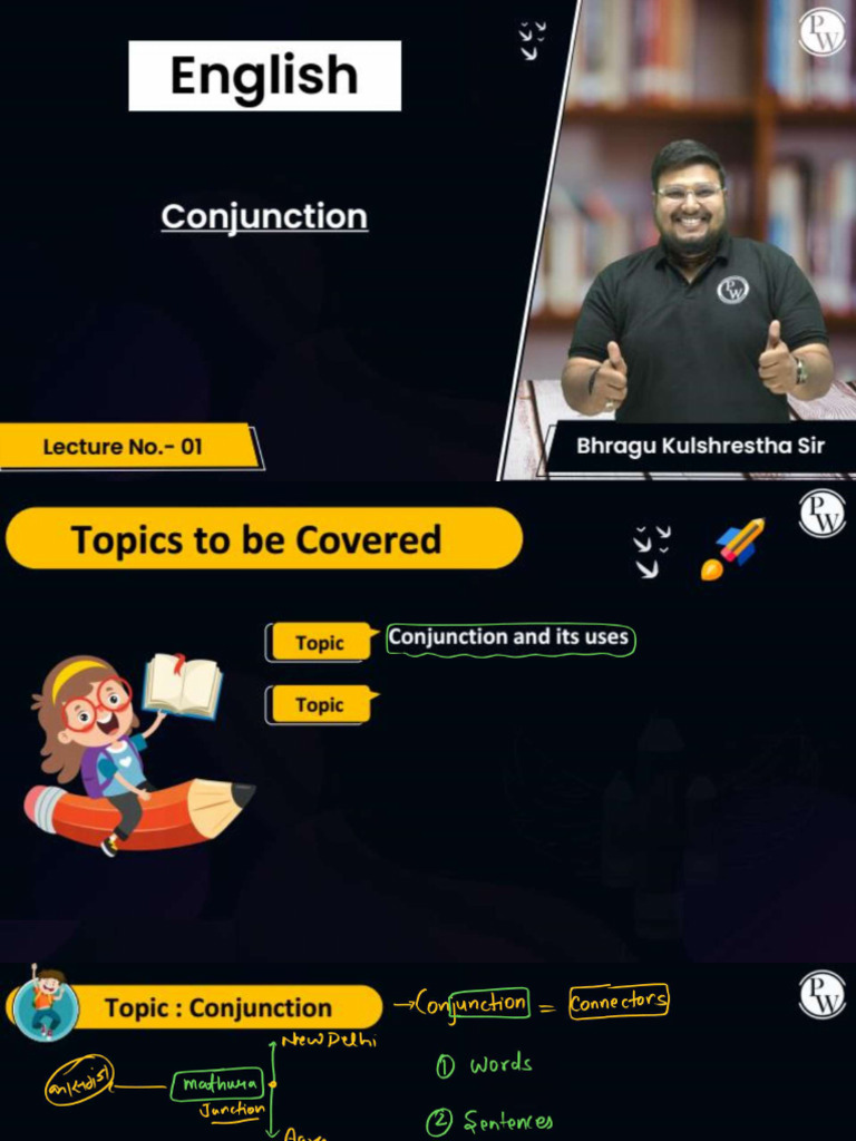 Conjunction 01 - Class Notes | PDF