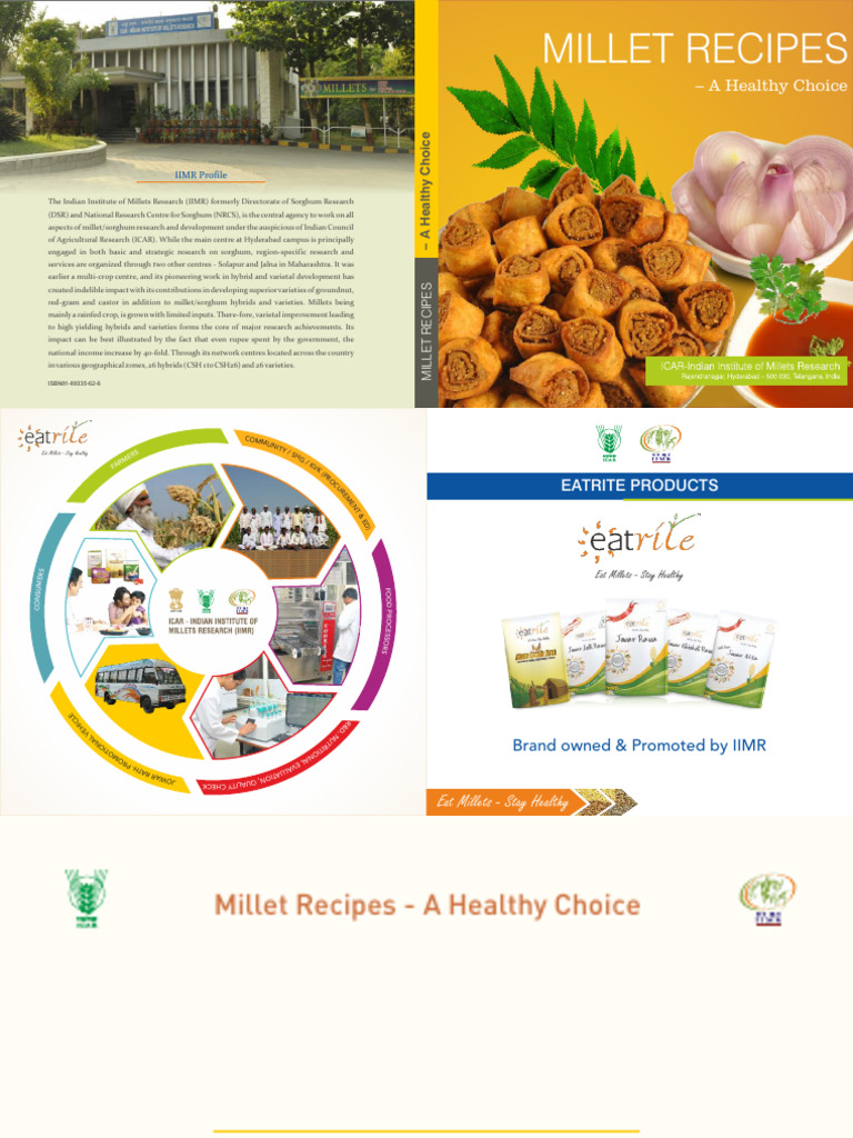 Healthy Millet Recipes Guide | PDF | Nutrition | Diet & Nutrition