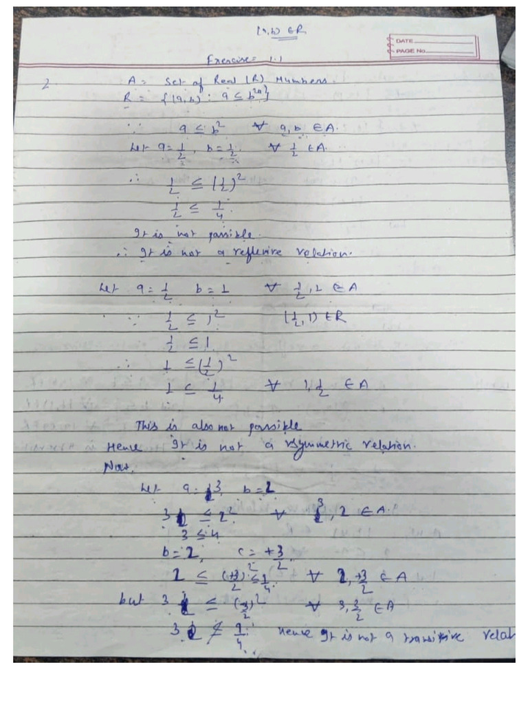Maths Chapter 1 | PDF