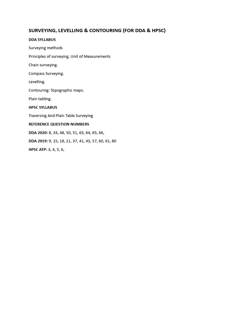 Subject & Syllabus | PDF