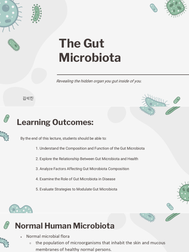 Understanding Gut Microbiota and Health | PDF | Microbiota | Immune System