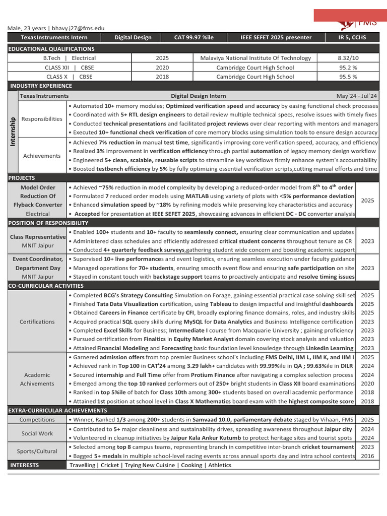 Resume 5 | PDF | Software Engineering | Computer Science