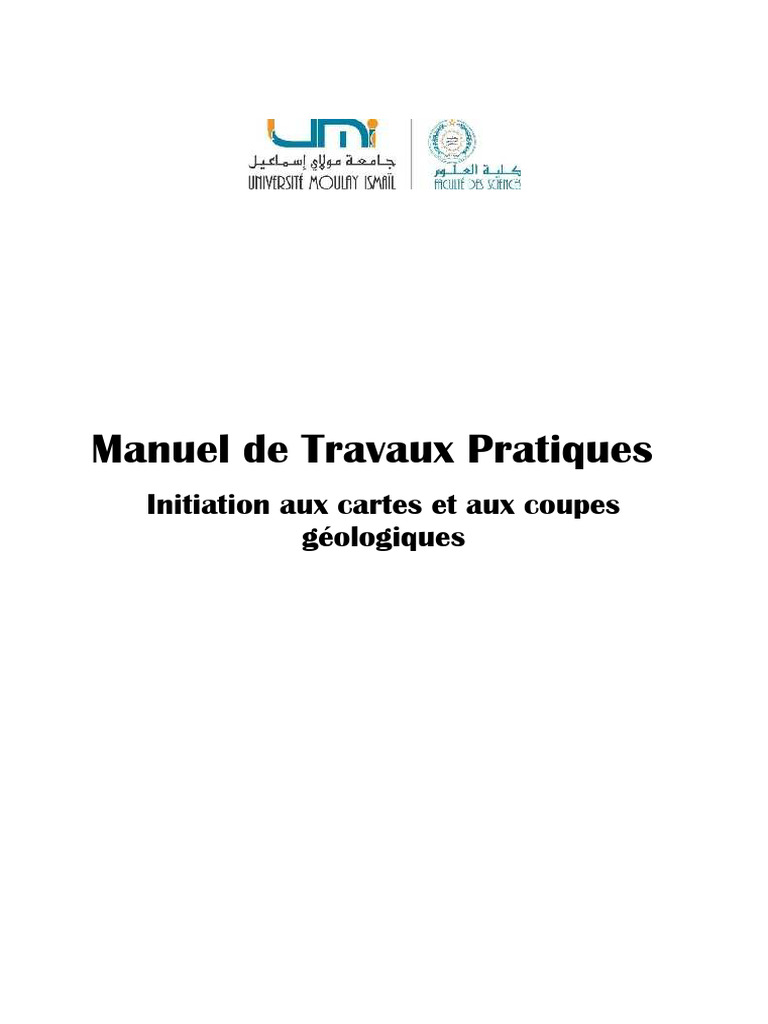 Initiation aux cartes géologiques et topographiques | PDF | Géologie ...