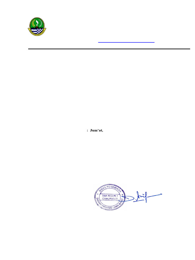 Srt Undangan Pengambilan Raport Sem Genap Kelas X-XI 2024 | PDF