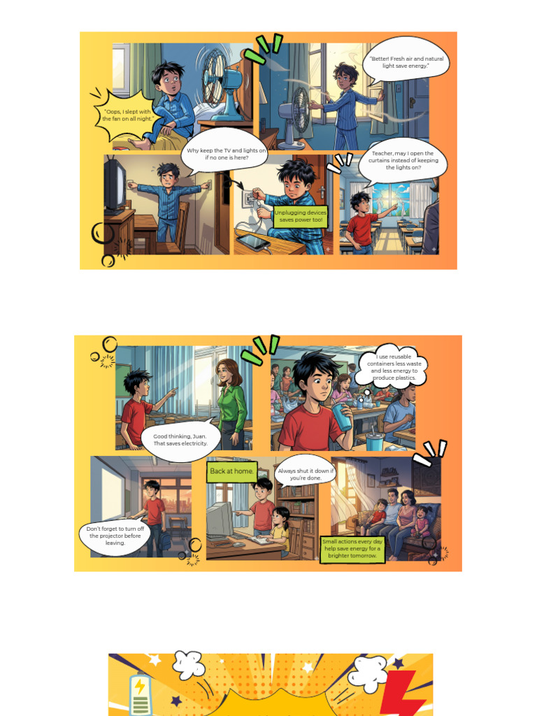 Blank 5 Panel Comic Strip | PDF