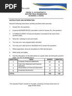 Accounting Grade 12 Cash Flow Statement Notes | PDF | Cash Flow ...