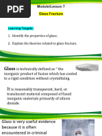 Forensic Glass Fracture Analysis Guide | PDF | Fracture | Impact Crater