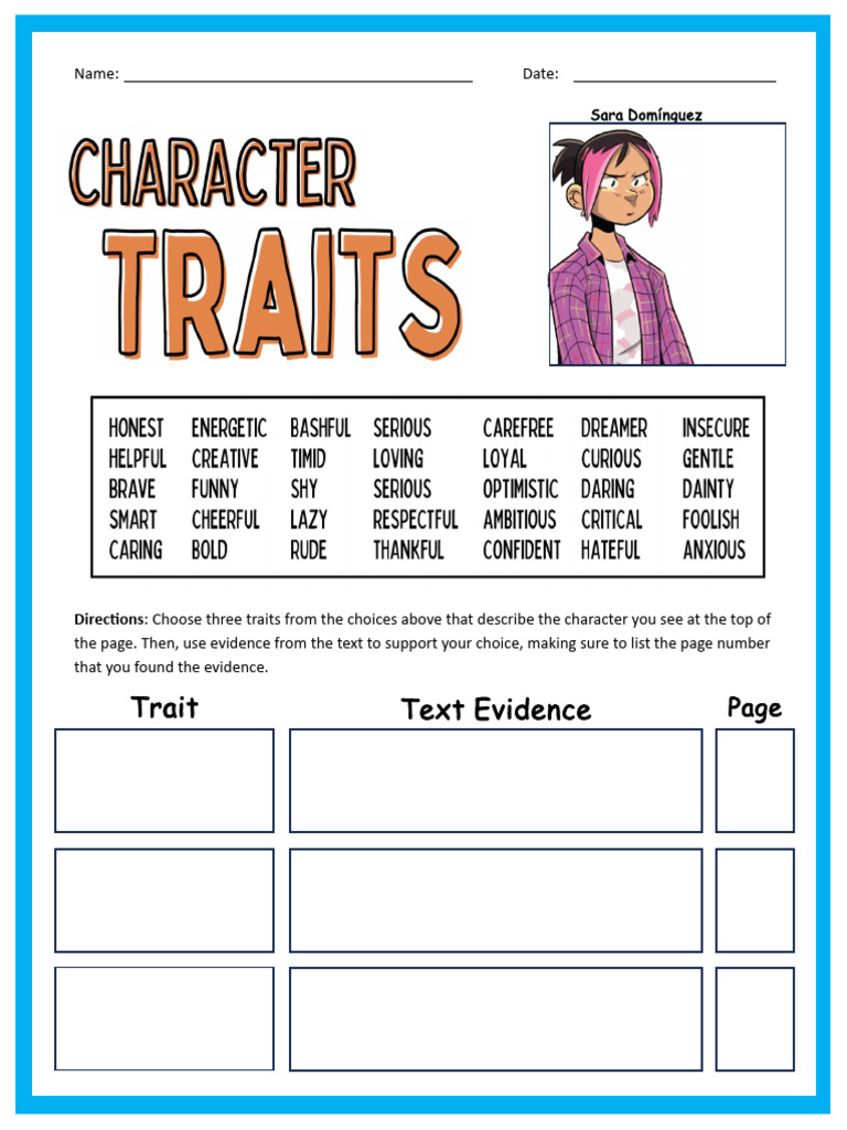 Analyzing Invisible Traits in Characters | PDF