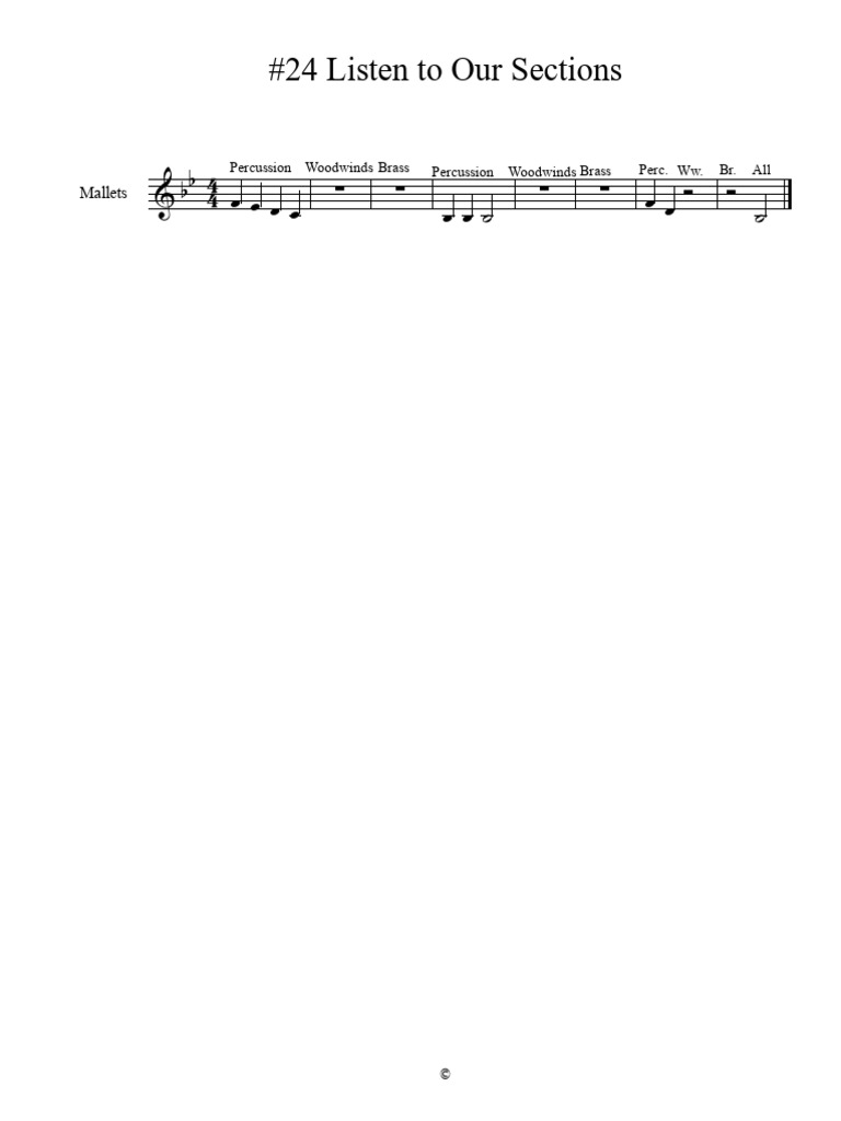 Percussion and Woodwinds Overview | PDF