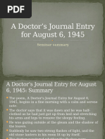 A Doctor's Journal Entry For August 6, 1945 | PDF