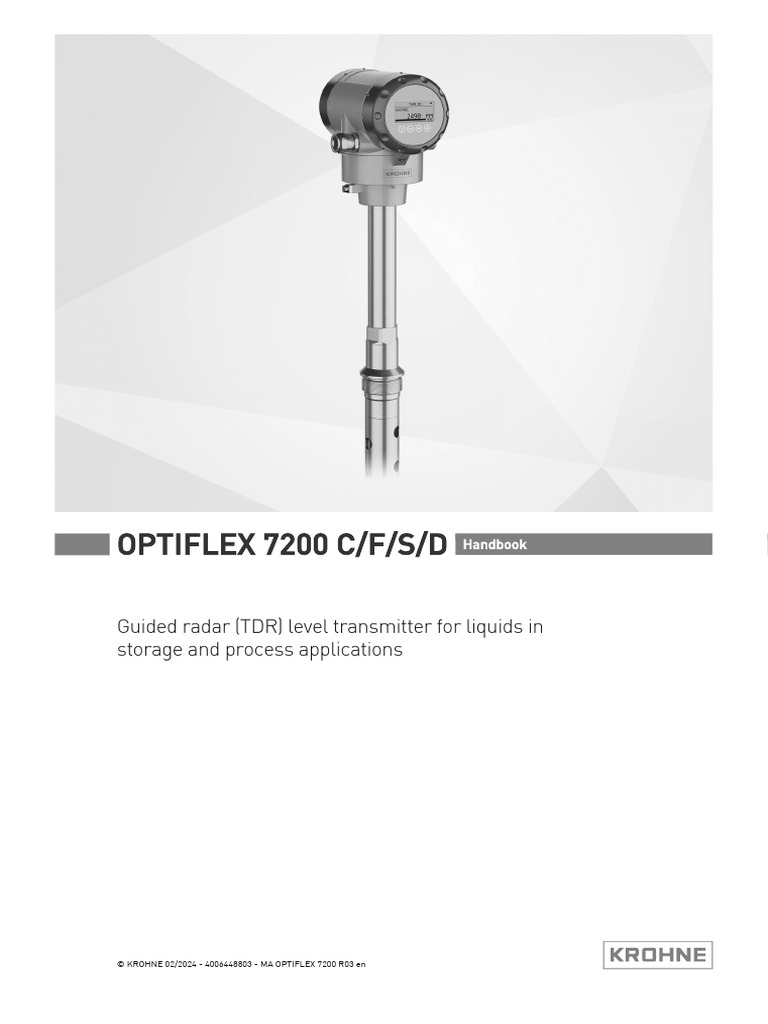 OPTIFLEX 7200 C Manual Overview | PDF | Electromagnetic Compatibility