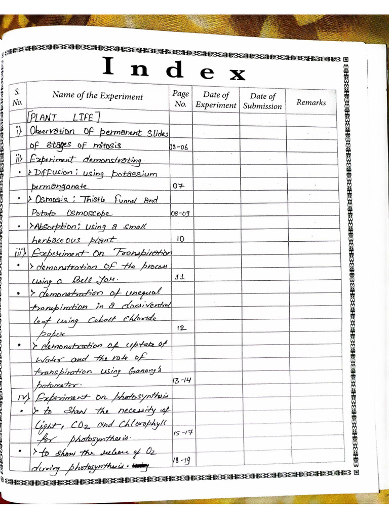 Biology Class 10 Icse Project | PDF