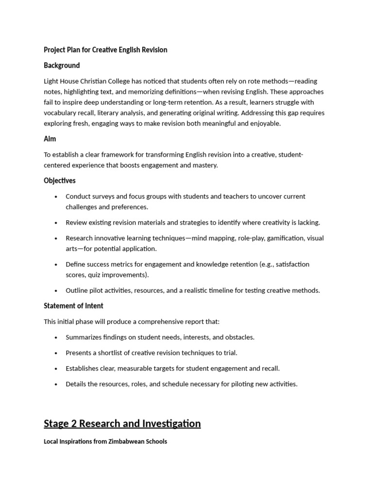 English Language Project | PDF | Learning | Multimedia
