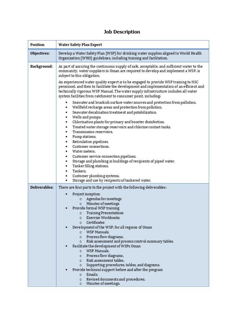 Water Safety Plan Expert JD - 250427 - 120158 | PDF | Verification And ...