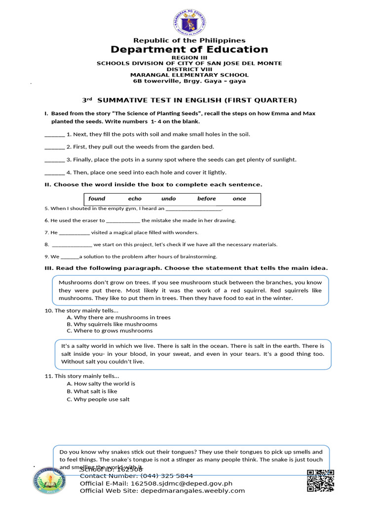 Q1 3rd Summative Test Eng3 Pdf 2303
