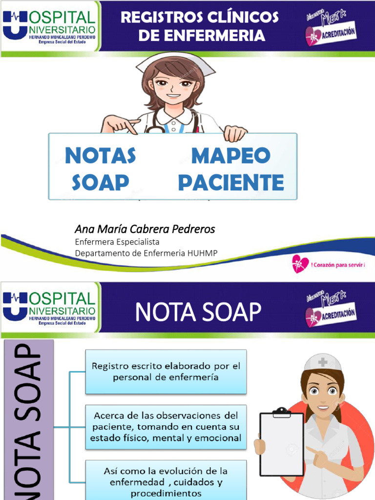 5 Nota SOAP 2021 para Reinduccion 1 | PDF | Enfermería | Enfermedades y ...