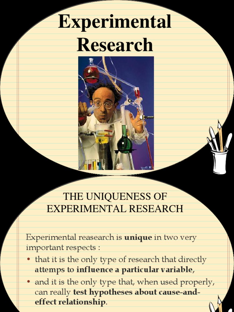 Final PPT Experimental Research | PDF | Design Of Experiments | Experiment