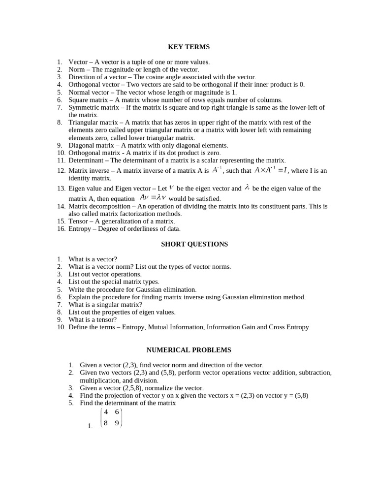 03 Exercises QR Code Content | PDF | Matrix (Mathematics) | Eigenvalues ...