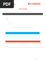 XChange User Quick Guide v5.4 | PDF | Login | Telephone