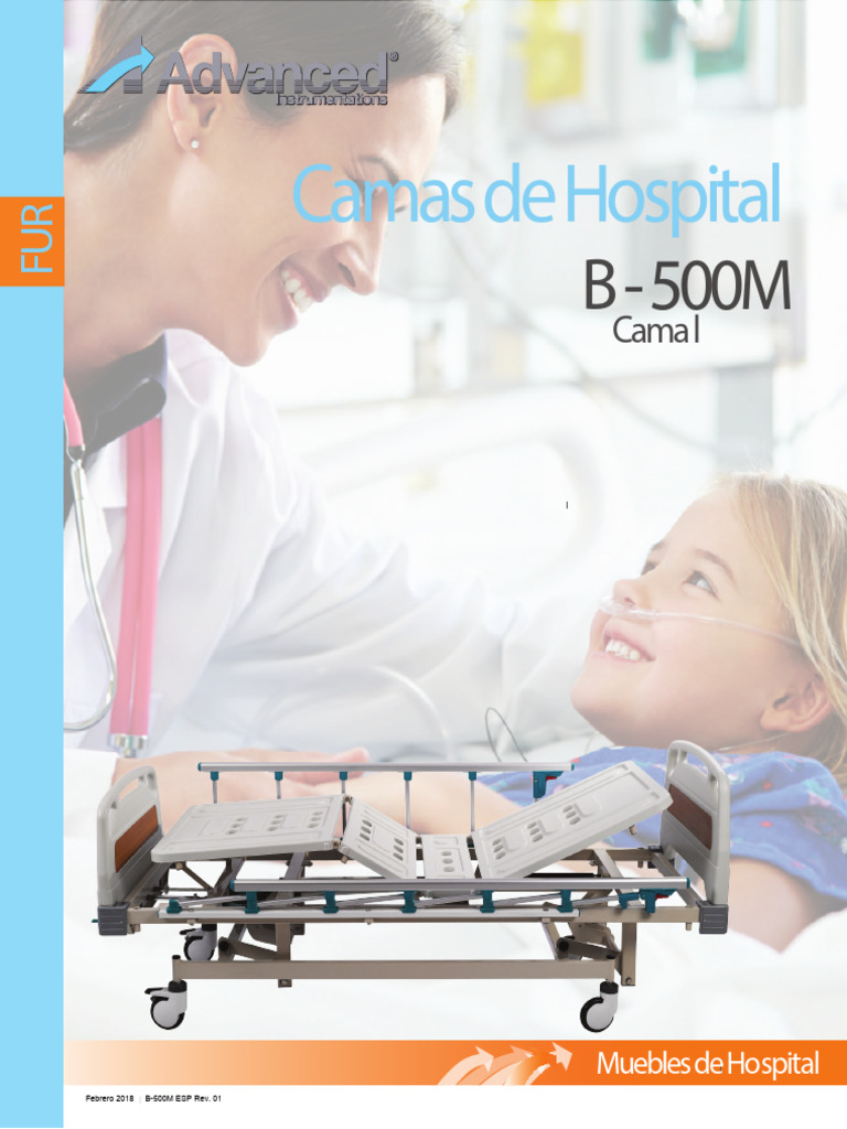 Cama Manual de Hospital B-500M | PDF