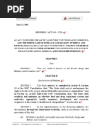 RA 9711 - FDA Act | PDF