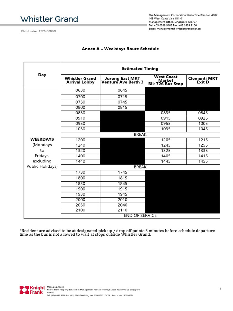 Whistler Grand Shuttle Bus Schedule | PDF | Bus Transport | Public ...