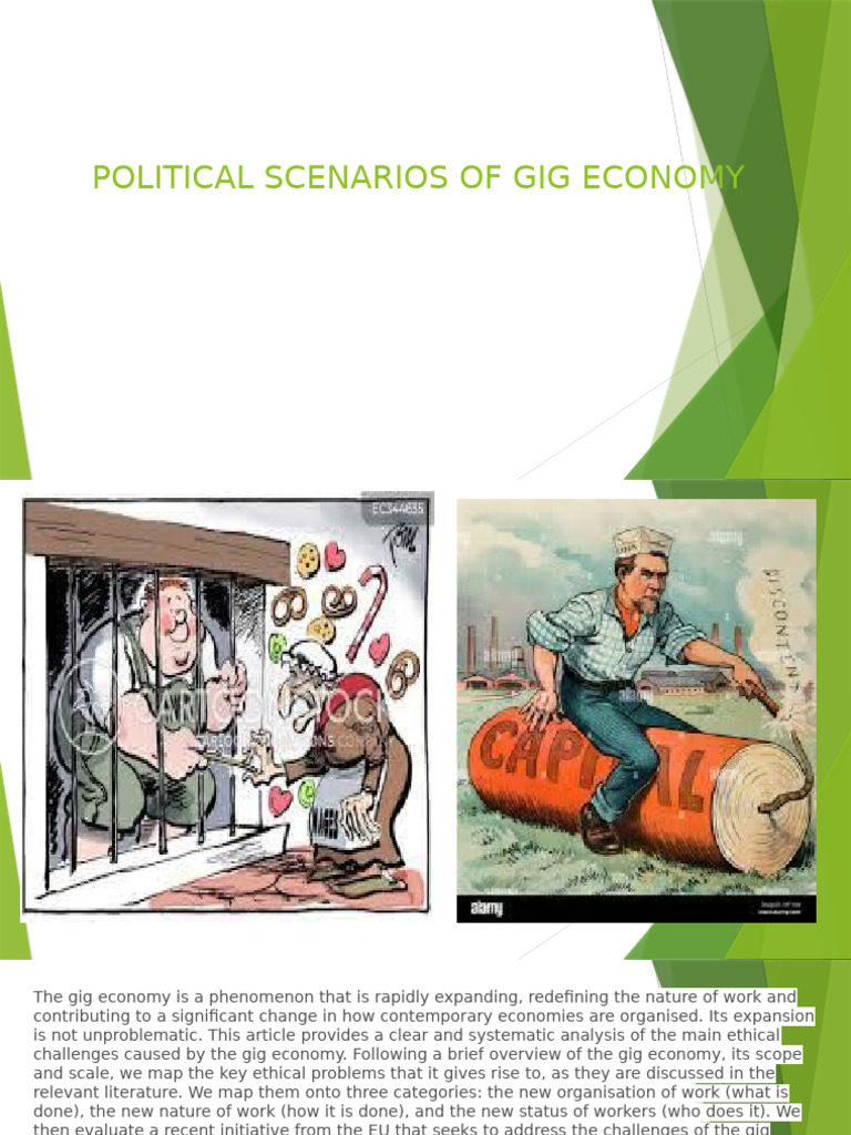Political Scenarios of Gig Economy | PDF
