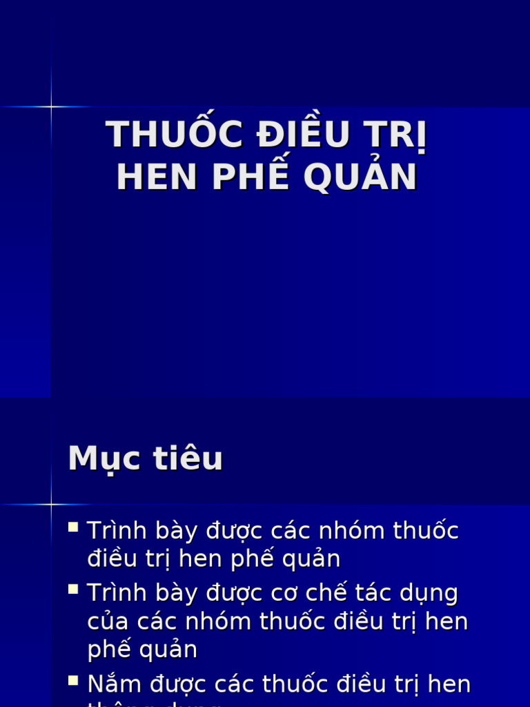 Thuoc Dieu Tri Hen Phe Quan | PDF