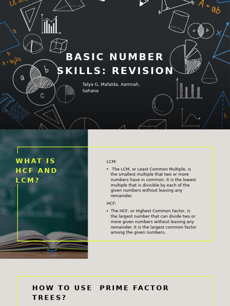HCF, LCM, Primes, Factors and Multiples | PDF