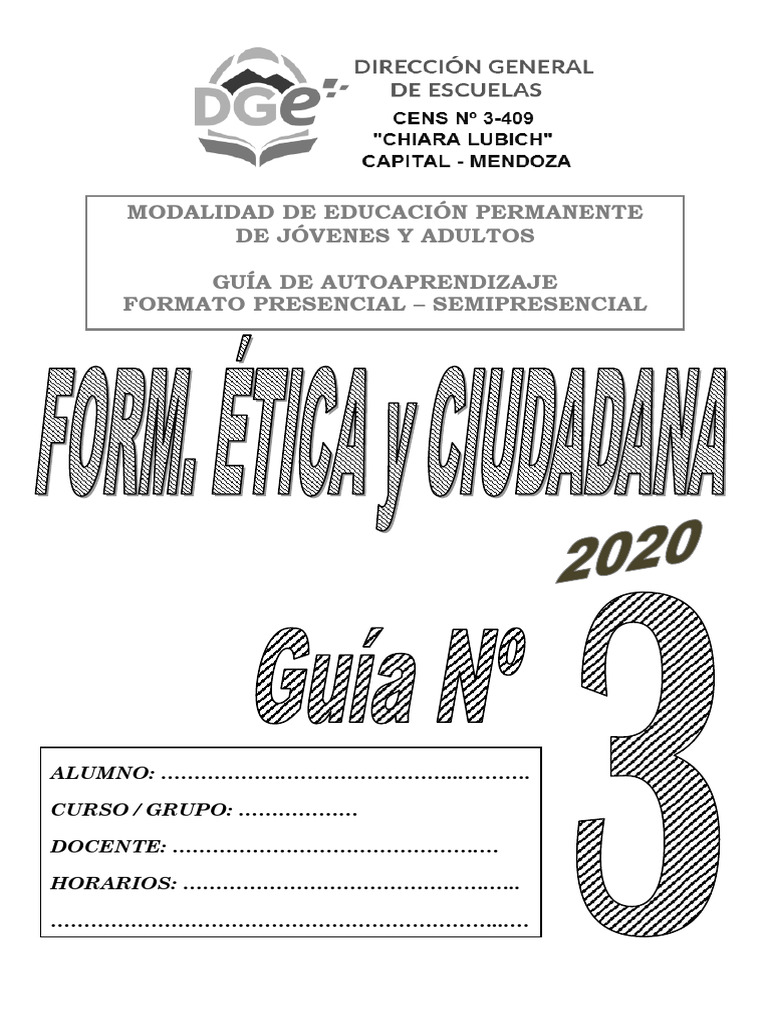 Modalidad de Educación Permanente de Jóvenes Y Adultos Guía de ...