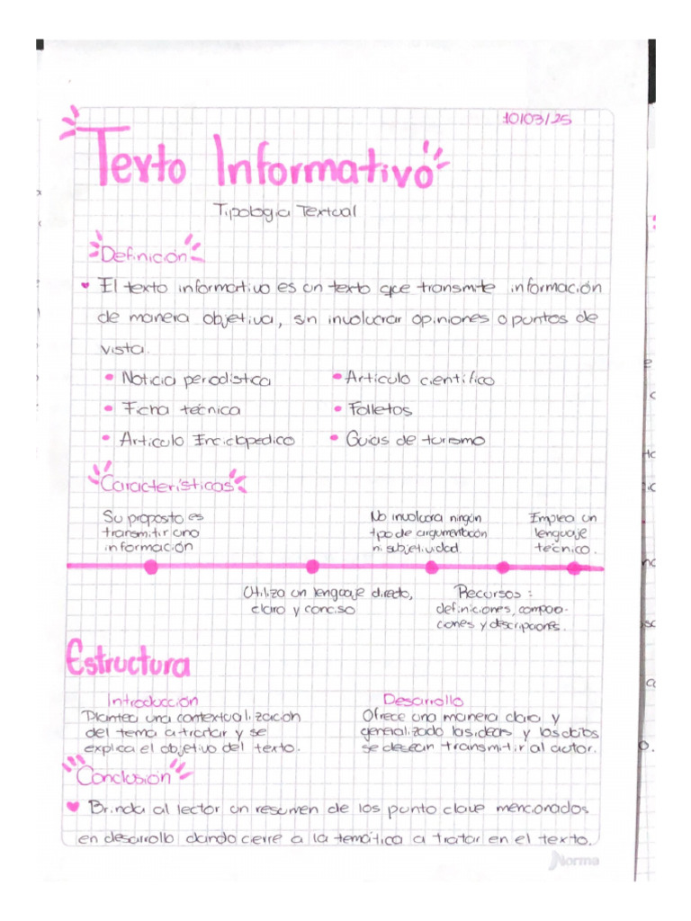 El Texto Informativo Es Un Texto Que Transmite Información | PDF