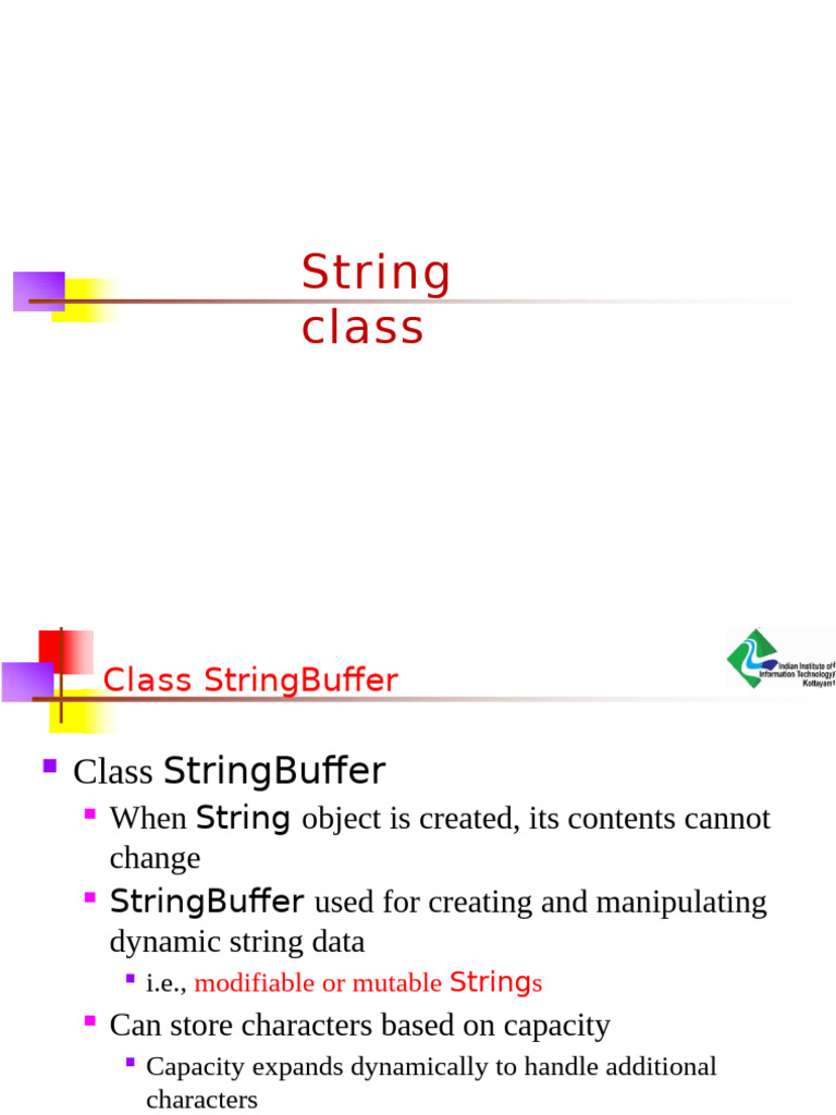 String Class-Part 2 | PDF | String (Computer Science) | Parameter (Computer Programming)