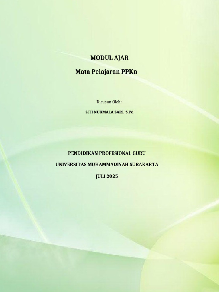 Modul Ajar Simbol Pancasila Kelas 2 | PDF