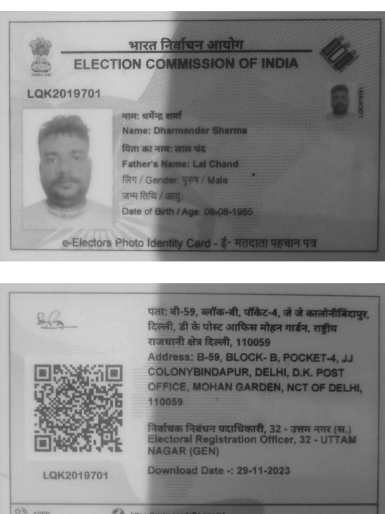 Voter Id | PDF